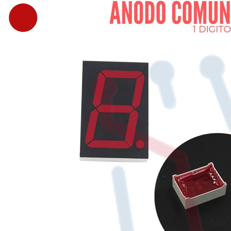Display Ánodo Común 1 Digito