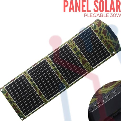 Panel Solar Plegable 30W