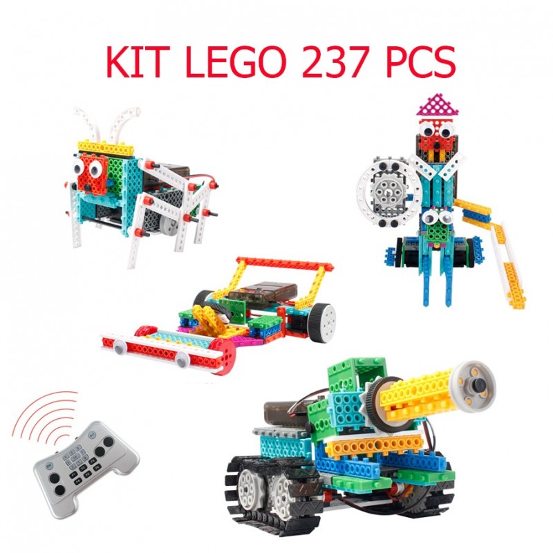 Kit Educativo Tipo Lego 237 Piezas - BIGTRONICA